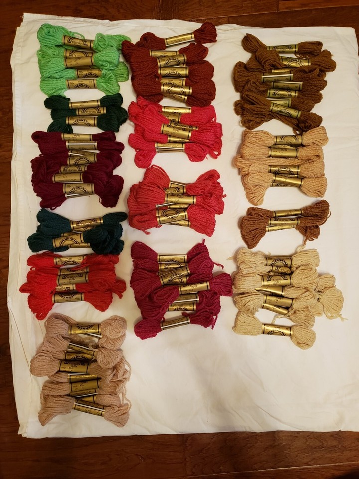 121 Skeins Paternayan Persian Embroidery Wool Yarn Mixed Lot | eBay