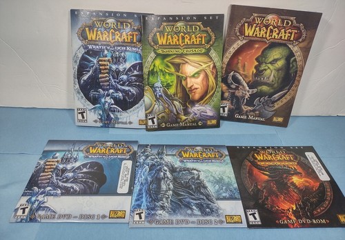 Used Blizzard's World of WarCraft Online Gaming PC DVD ROM Game ...