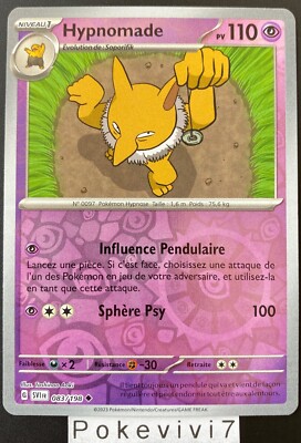 Carte Pokemon HYPNOMADE 083/198 REVERSE EV1 Ecarlate et Violet SV1 FR ...