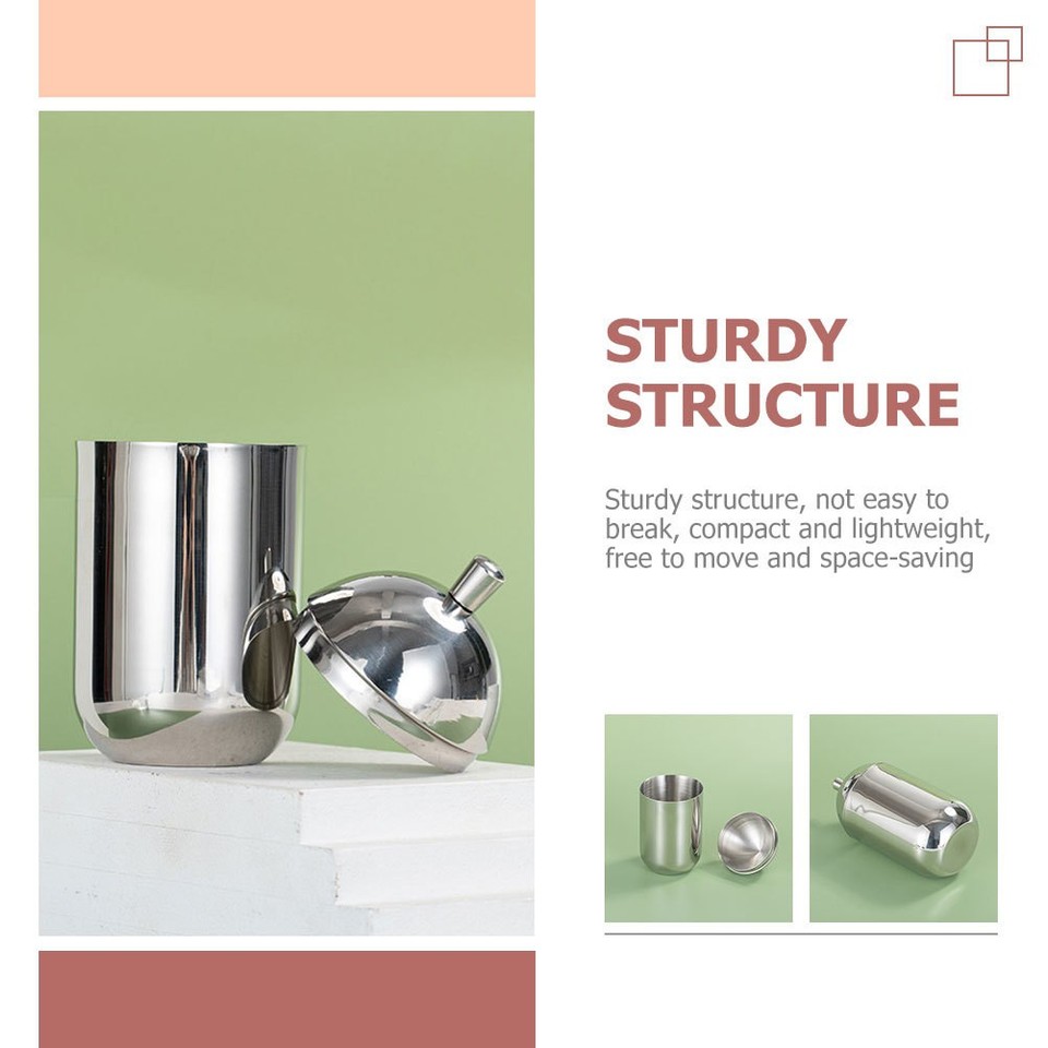 Storage with Lid Container for Cotton Rounds Swab Ball Pad Holder ...