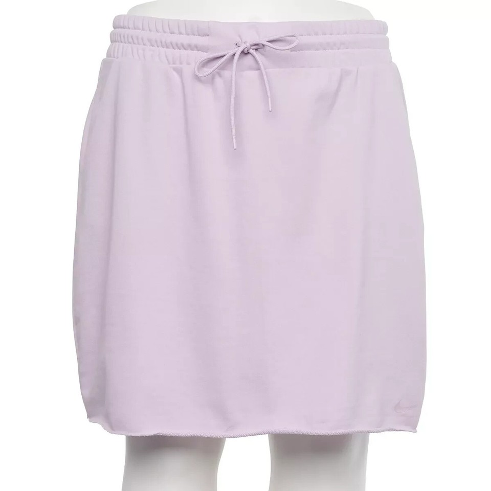 NIKE Plus Size Icon Clash Drawstring-Waist Sweats Skirt Purple Size 1X ...