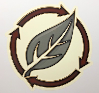 EVER LITE by EVERGREEN RV WORD / LEAF / LOGO / DECAL GRAPHICS GRAY TAN ...