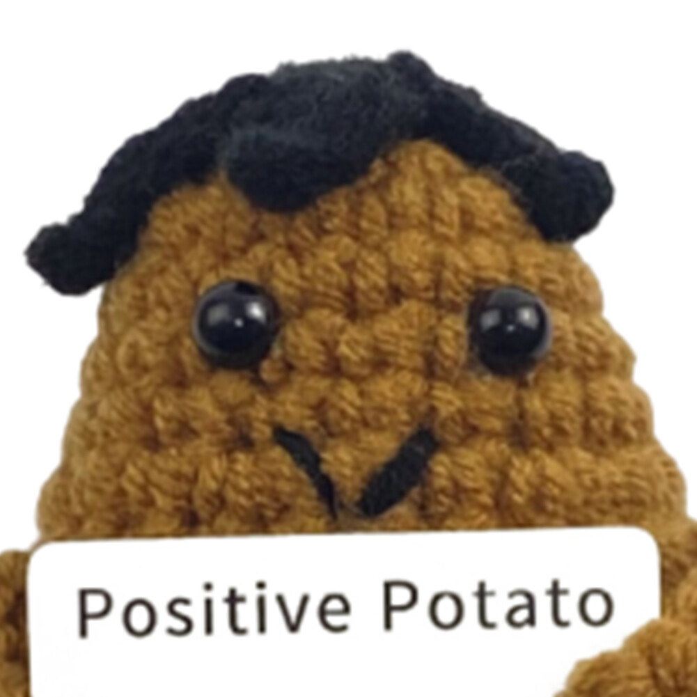 Funny Positive Potato with Card Hug Pocket Potatoes for Home Decor ...