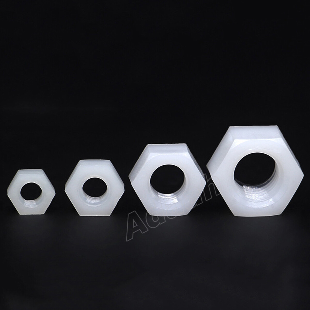 Kunststoff Sechskantmuttern Mutter M2,2.5,3,4,5,6,8,10,12,14,16,18,20 ...