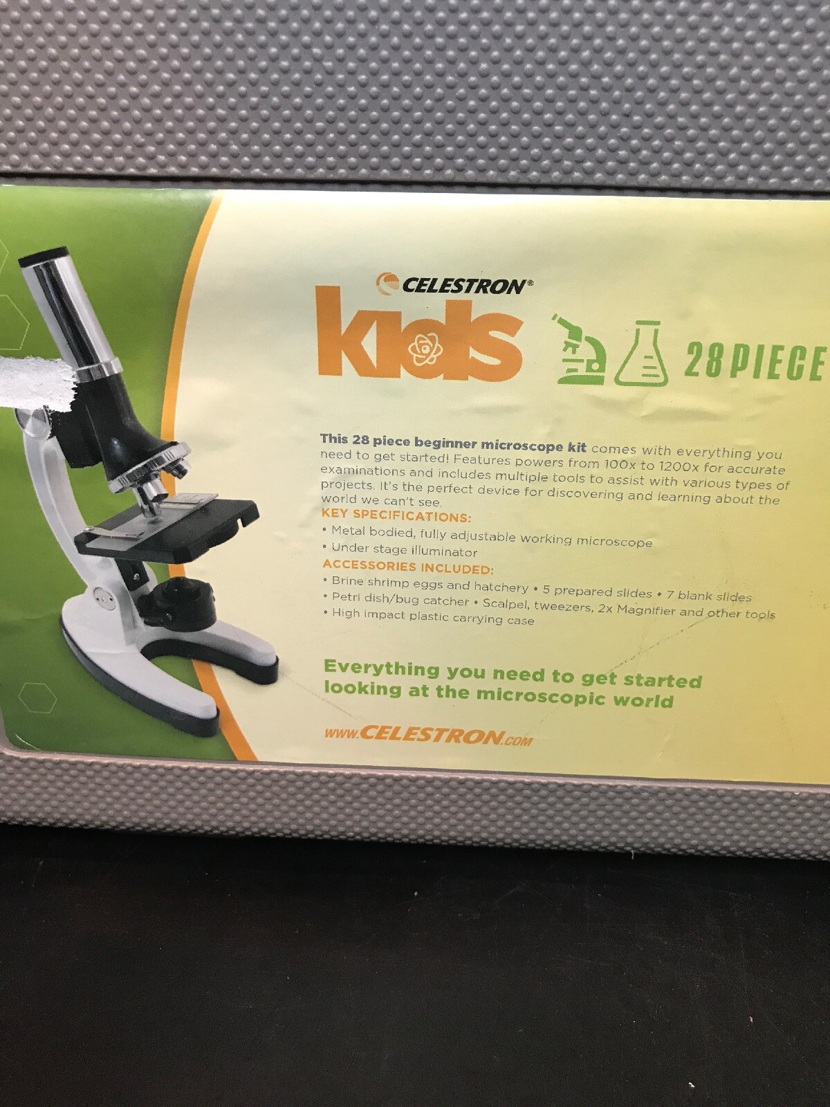Celestron International 44123 Celestron Kids 28 Piece Microscope Kit | eBay