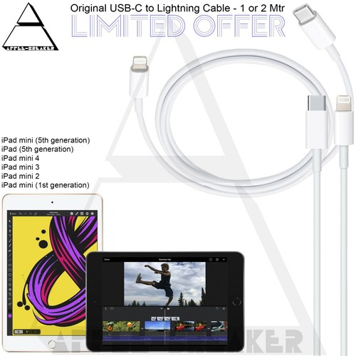 Original Apple USB-C to Lightning Cable Charging Lead iPad mini all ...