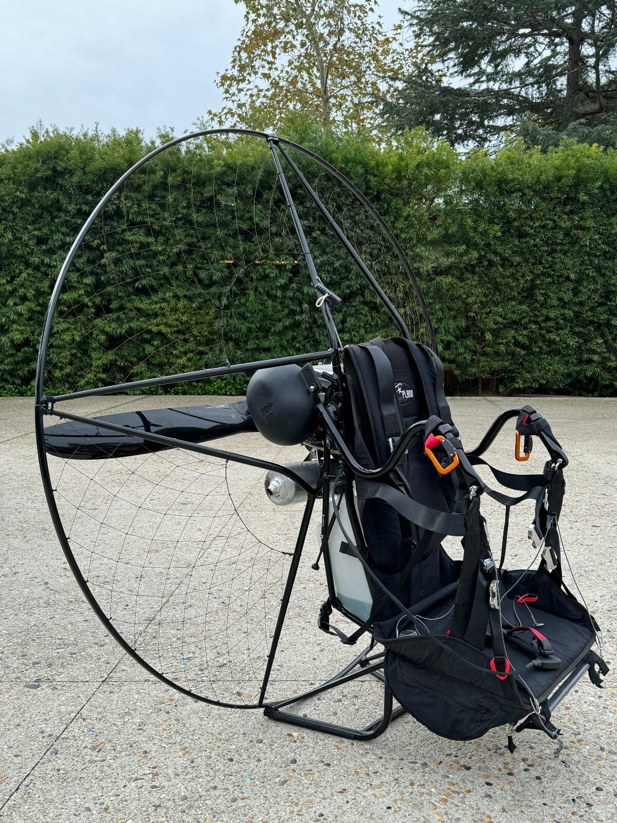 Miniplane Top 80 Rigid Cage 150 Paramotor w/ 140cm Propeller, Powered ...