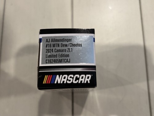 Autographed, NIB, 2024 AJ Allmendinger #16 Mountain Dew Cheetos 1/64 ...