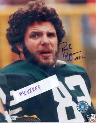 Paul Coffman Green Bay Packers Autographed Signed 8x10 Photo #3 COA ...