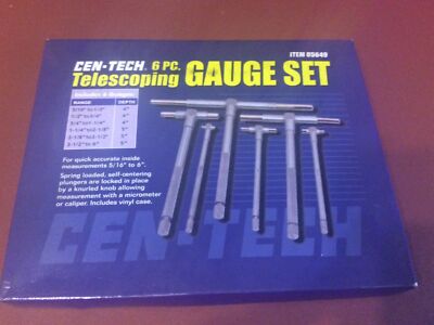 Cen-Tech 6 Piece Guage Set # 05649 | eBay