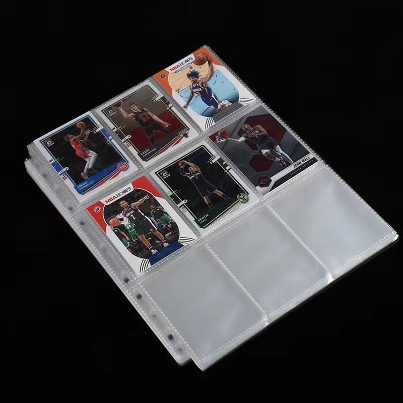 1800 Pockets Card Sleeves Binder Sheets, Trading Card Pages... | eBay