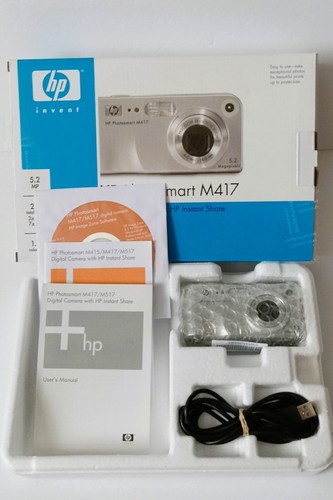 HP Compact Photosmart Digital Camera M17 kit w/ 21x Zoom Lens & Built ...