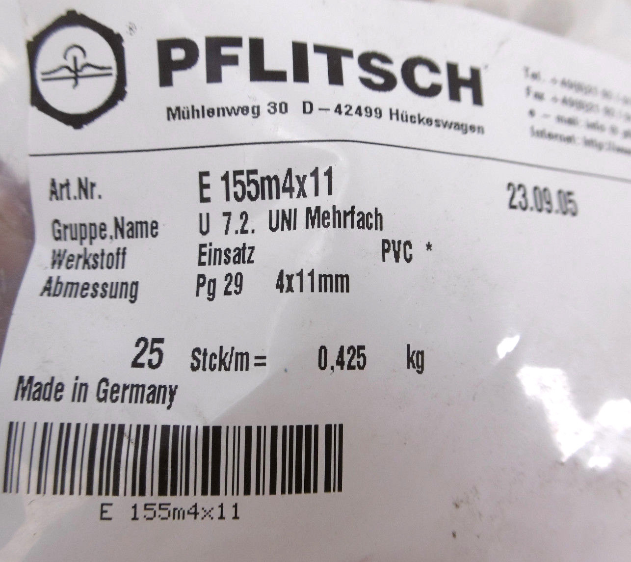 25 Stück Pflitsch UNI-Dicht-Mehrfach Einsatz | Pg29 | 4 x 11 mm | eBay.de