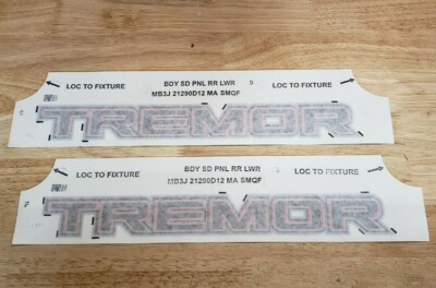 NEW 2021-2023 Ford Ranger TREMOR Bed Side Decals, OEM | eBay