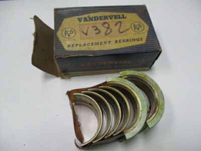 1939-1952 MORRIS MM 8HP side valve engine main bearings NOS Vandervell ...