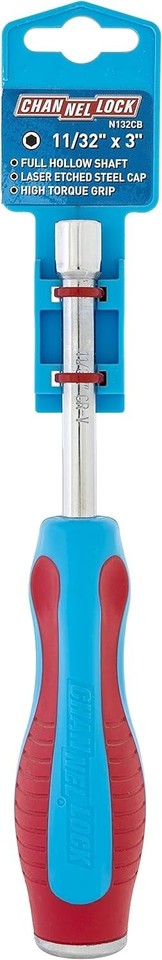 Channellock 11/32" EZ Nutdriver with Cushion Grip Lifetime Warranty ...