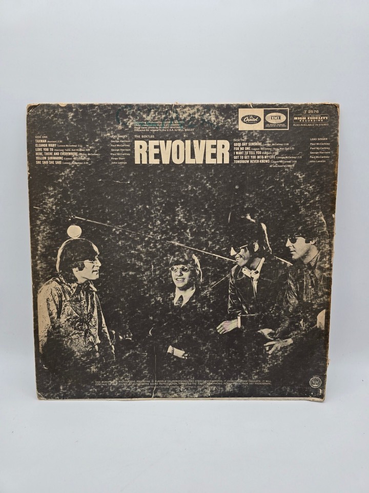 The Beatles REVOLVER Capitol Records (Rainbow Label) T 2576 Mono 1966 ...