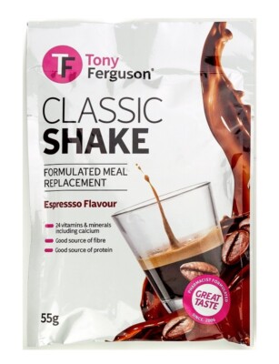 Tony Ferguson Meal Replacement Shake Espresso 55g x 48 Sachets | eBay ...