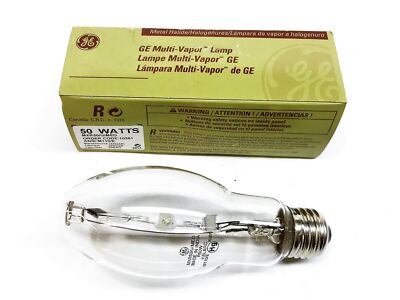 GE 50 Watt Metal Halide Lamp 10361 MXR50/U/MED NOS | eBay