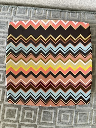 Missoni Melamine Square Dinner Plates Set Of 4 Zig Zag Print - NEW | eBay