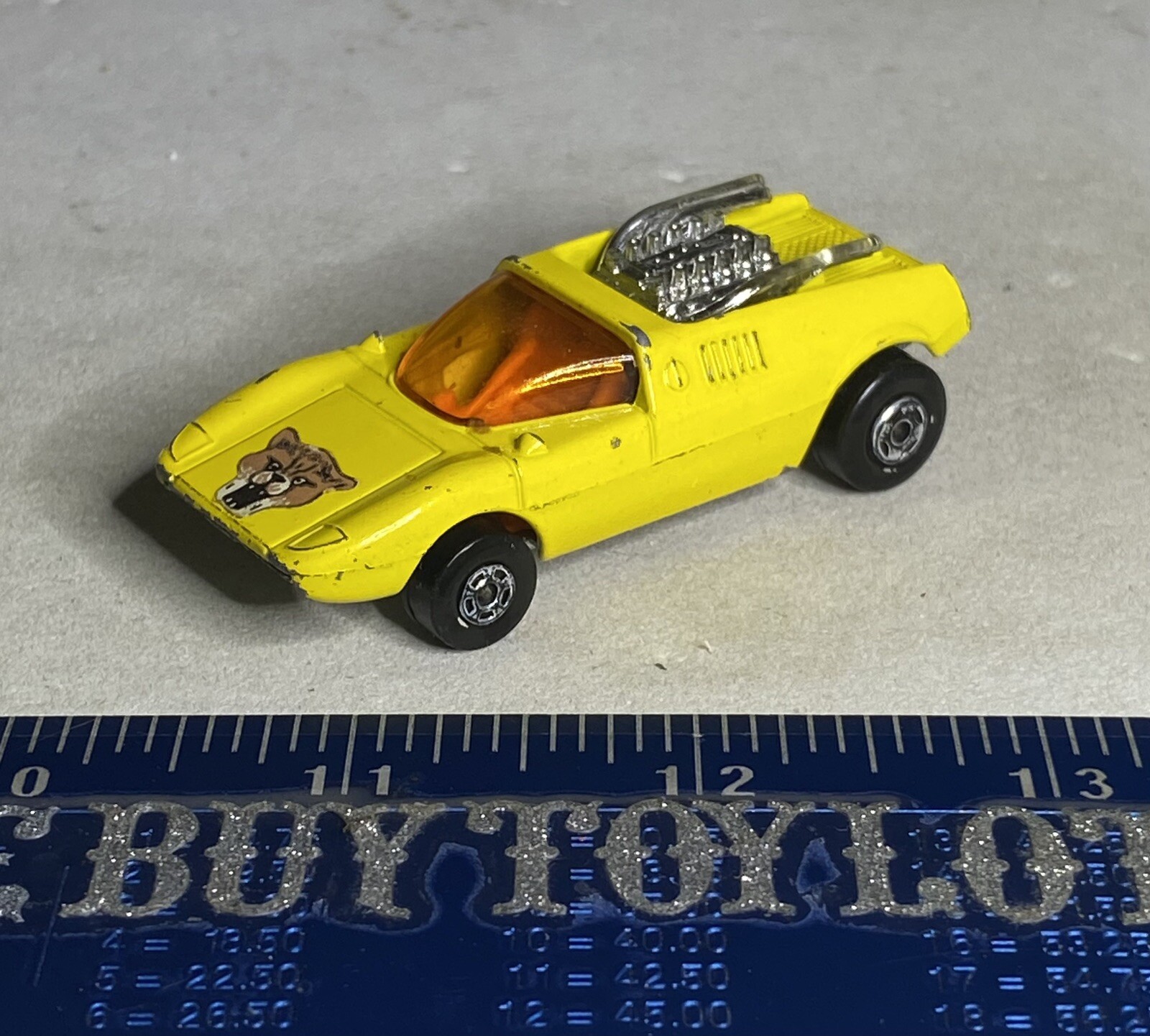 Vintage Matchbox - Mod Rod #1 - Yellow - Good Panther - Superfast 1971 ...