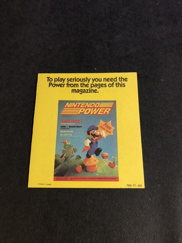 Nintendo Nes box Insert mario pmg-pt-usa | eBay
