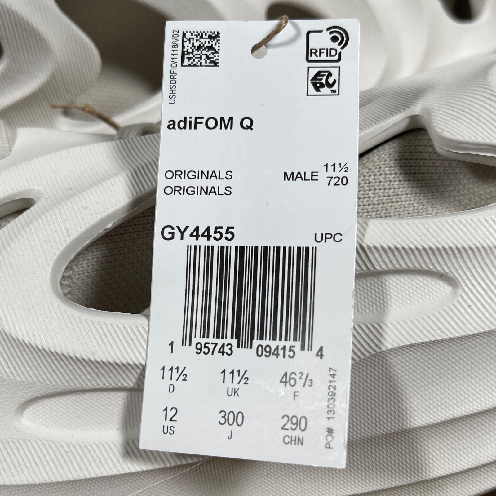 Size 13 - adidas AdiFOM Q Off White 2022 for sale online | eBay