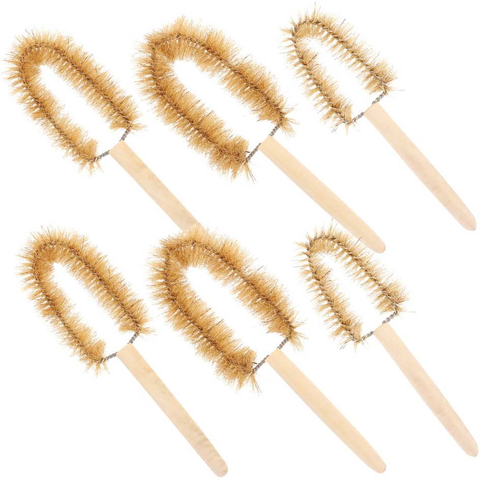 18 pcs Wooden Handle Beaker Cleaning Brush Chemical Experimental ...