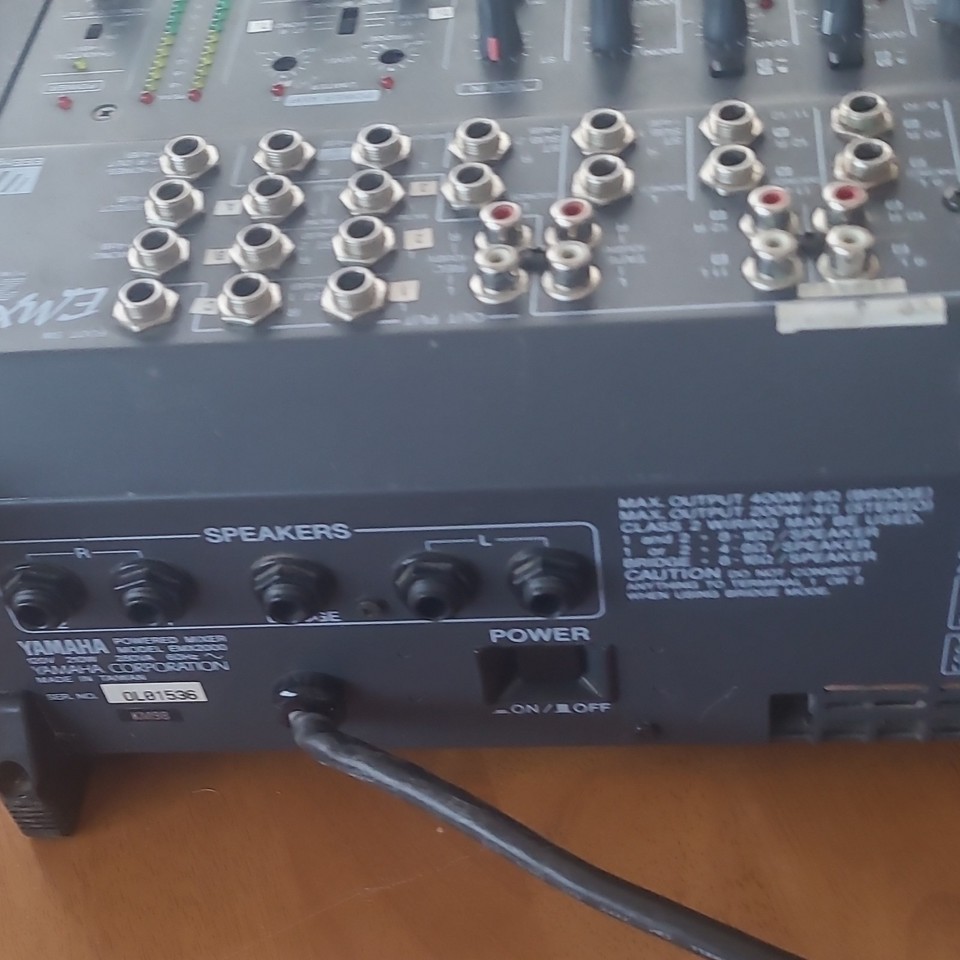 Yamaha EMX 2000 Powered Mixer Console, 12-Channel, 7-Band EQ, Phantom ...