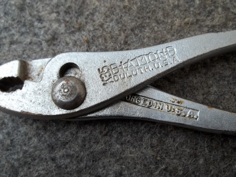 Vintage USA Diamond Tool K35 Pliers 5.5"L FREE SHIP | eBay