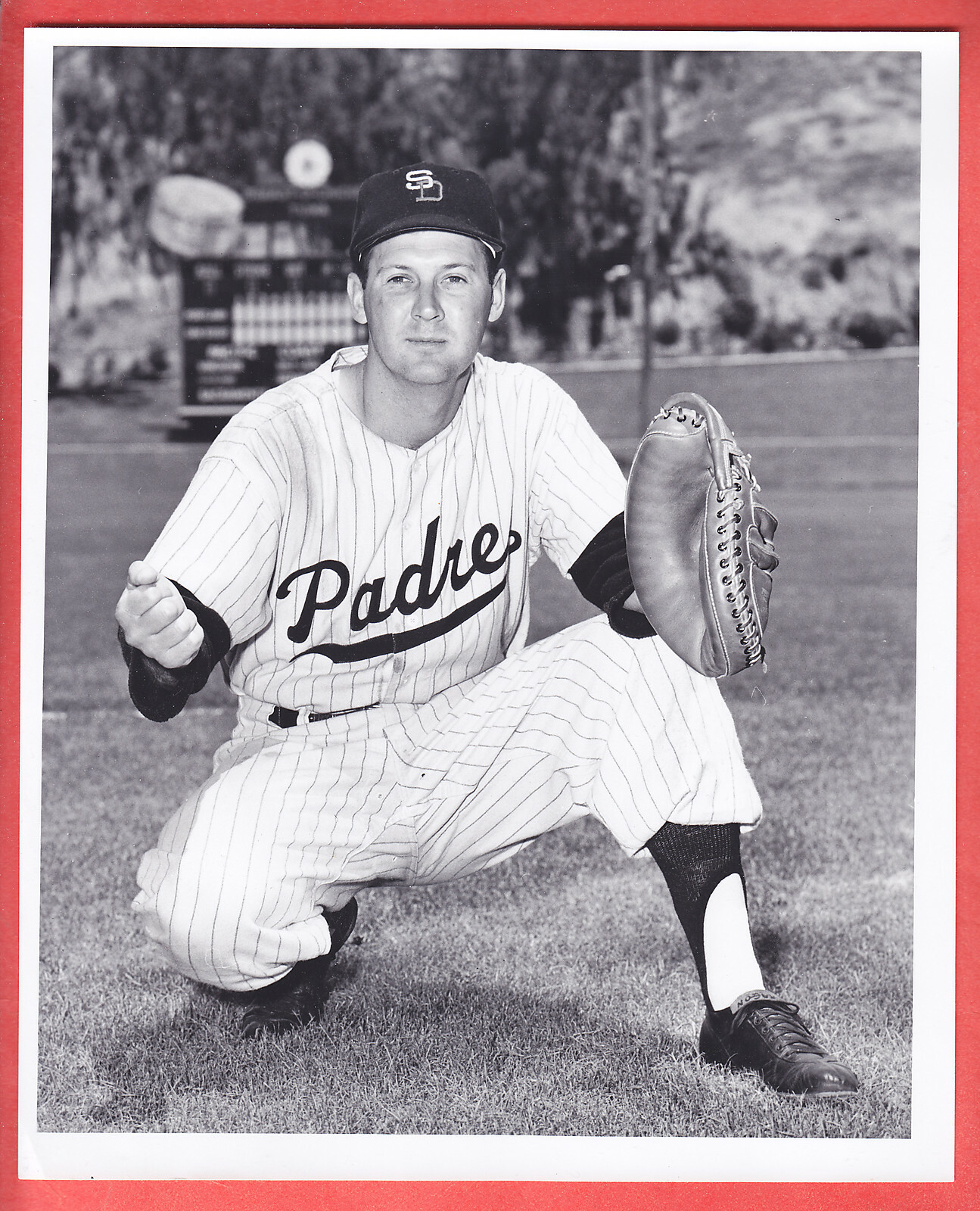 1951 SAN DIEGO PADRES TEAM ISSUE 8 x 10 GLOSSY HAL NARAGON ROOKIE NM/MT ...