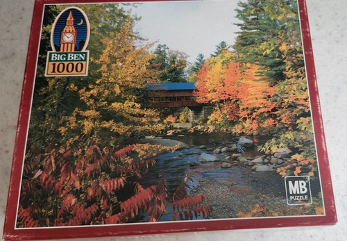 1000 Pc Big Ben Puzzle Covered Bridge, Conway, New Hampshire, By MB ...