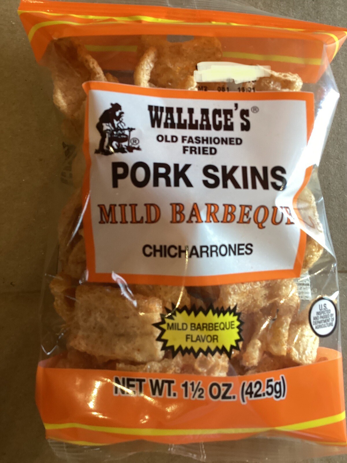WALLACE’S Old Fashioned Pork Skins Mixed Flavors 1.5oz (8-Bags ...