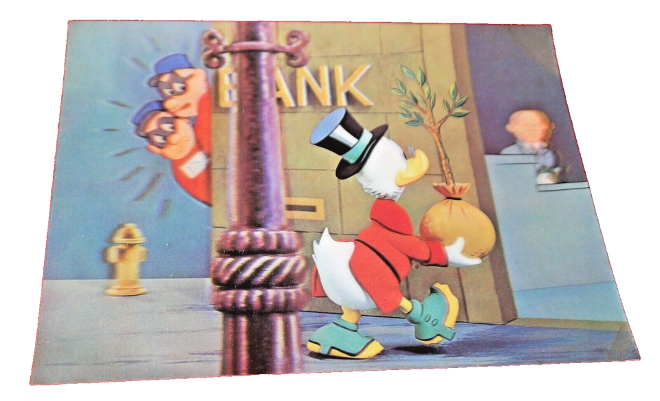 Postcard Antique Relief 3D Walt Disney Donald Duck & Villains | eBay