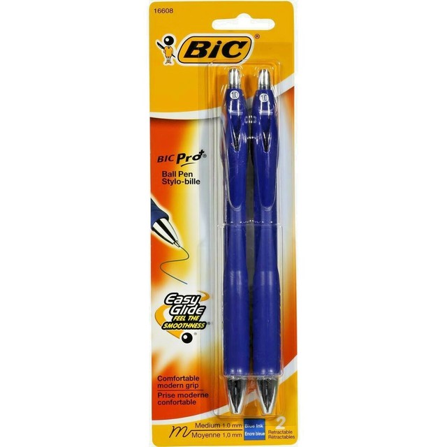 BIC Pro Plus Ballpoint Pens Blue 2 Pack for sale online | eBay