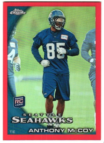 2010 Topps Chrome Orange Refractors #C205 Anthony McCoy Seattle Seahawks - NM | eBay