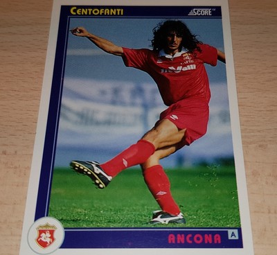 CARD SCORE 1993 ANCONA CENTOFANTI N°30 CALCIO FOOTBALL SOCCER ALBUM | eBay
