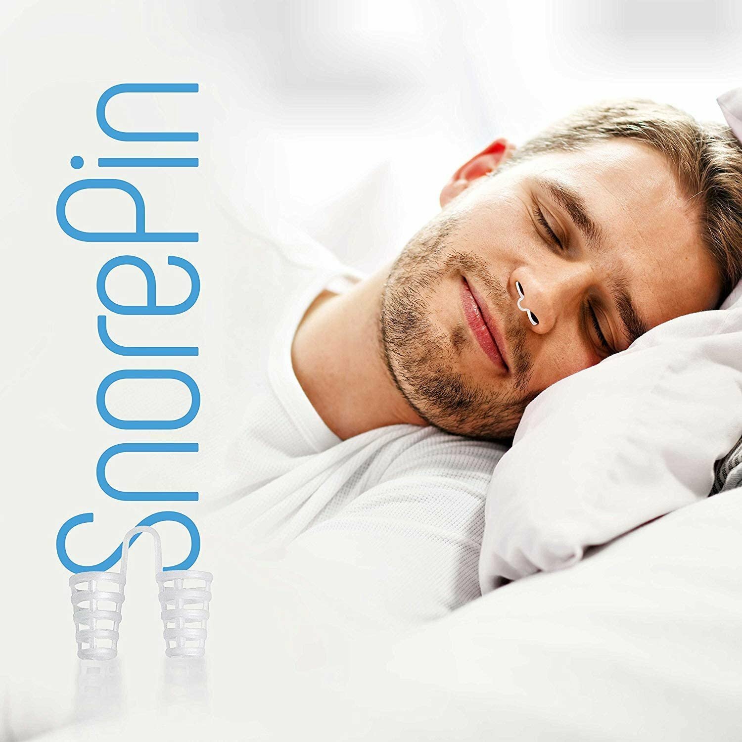 4-Pack Anti Snore Nose Clip Stop Snoring Stopper Device Sleep Aids ...