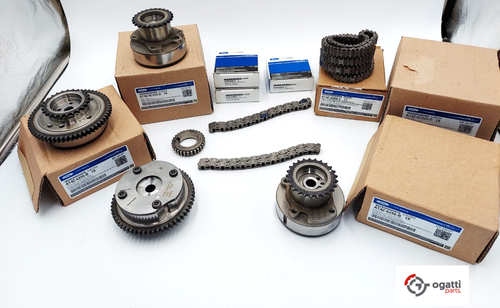 NEW OEM ENGINE SPROCKET - CHAIN 8 PIECES 3.5L DOHC VCT F-150 EXPLORER ...