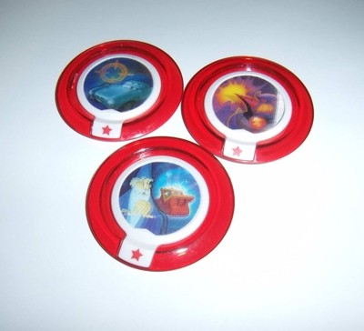 DISNEY INFINITY Power Disc Lot Merlin's Summon Bag Zurg's Wrath CHROME ...