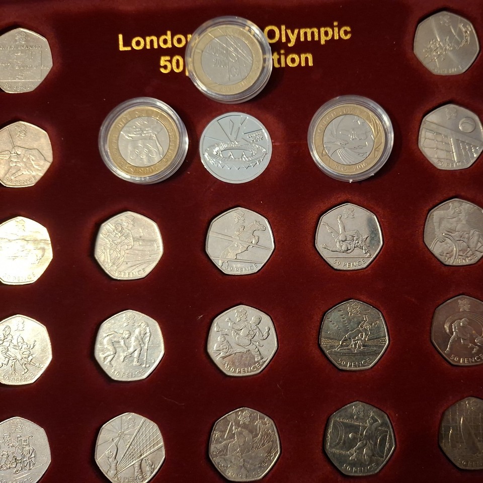 Complete London Olympic 2012 50p Set £2 Handover Coins And Mark Cavendish 50p | eBay UK