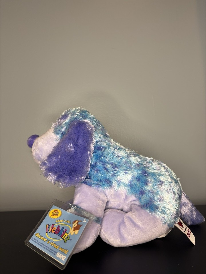 Webkinz Blueberry Cheeky Dog New with Sealed Unused Code Tag * RETIRED ...