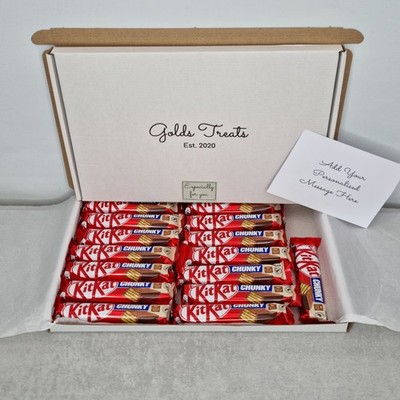 Nestle KitKat Chocolate Gift Hamper Letterbox Gift Box FREE Message ...