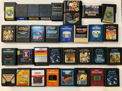 Atari 2600 Video Game cartridges Lot Of 33 Bulk | eBay