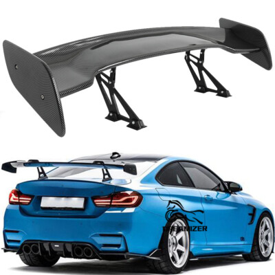 For F82 F33 F83 M2 M3 M4 47" Carbon Fiber Rear Trunk Spoiler GT Racing ...
