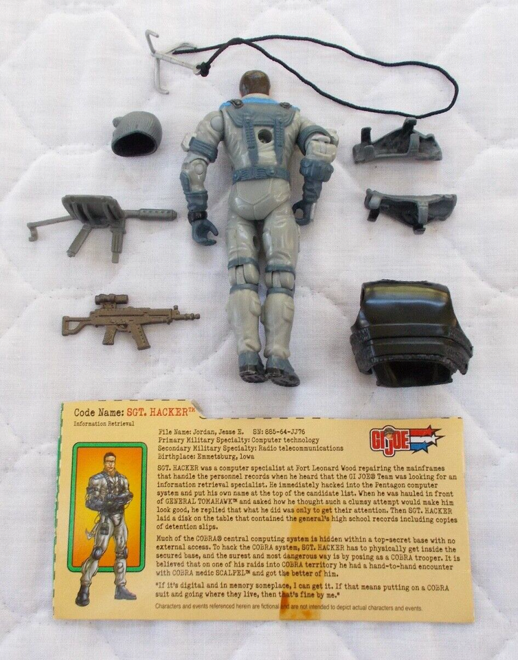 Sgt. Hacker (v1) 2003 Hasbro G.I. Joe, Information Retrieval Complete ...