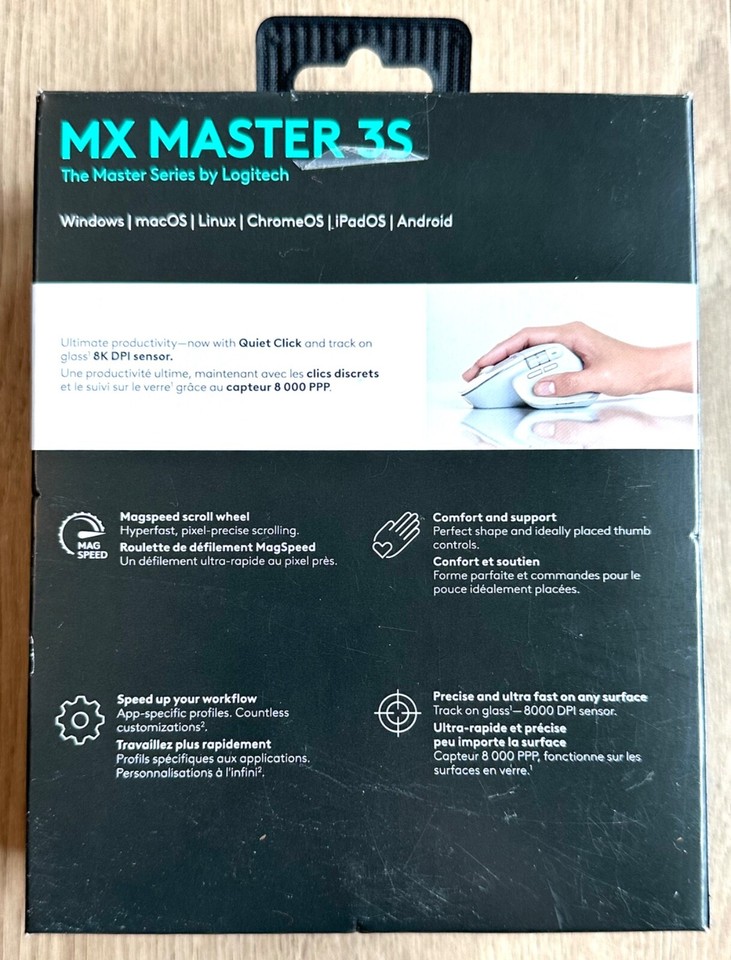 Logitech MX Master 3S Performance Wireless Mouse White BRAND NEW 910 ...
