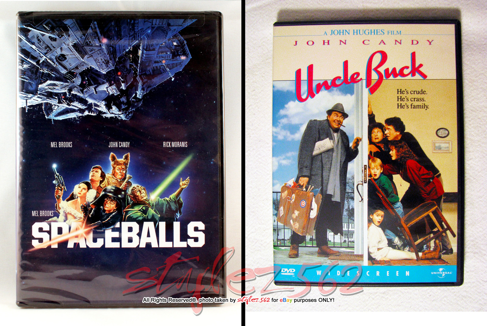 John Candy Movie Bundle - Uncle Buck BRAND NEW!!! + Spaceballs BRAND ...