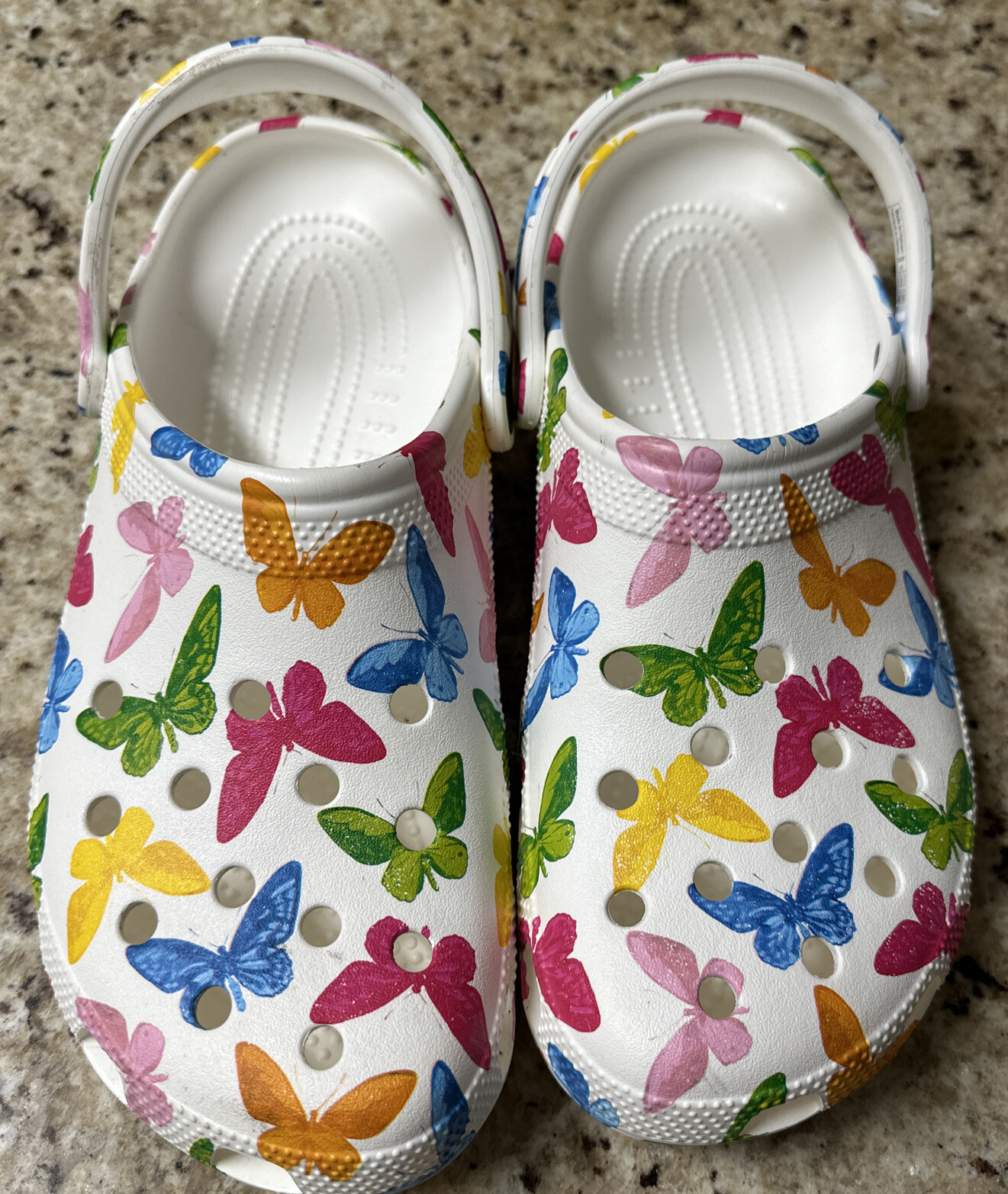 Rare Crocs Classic Vacay Vibes Butterfly Men’s Clogs … - Gem