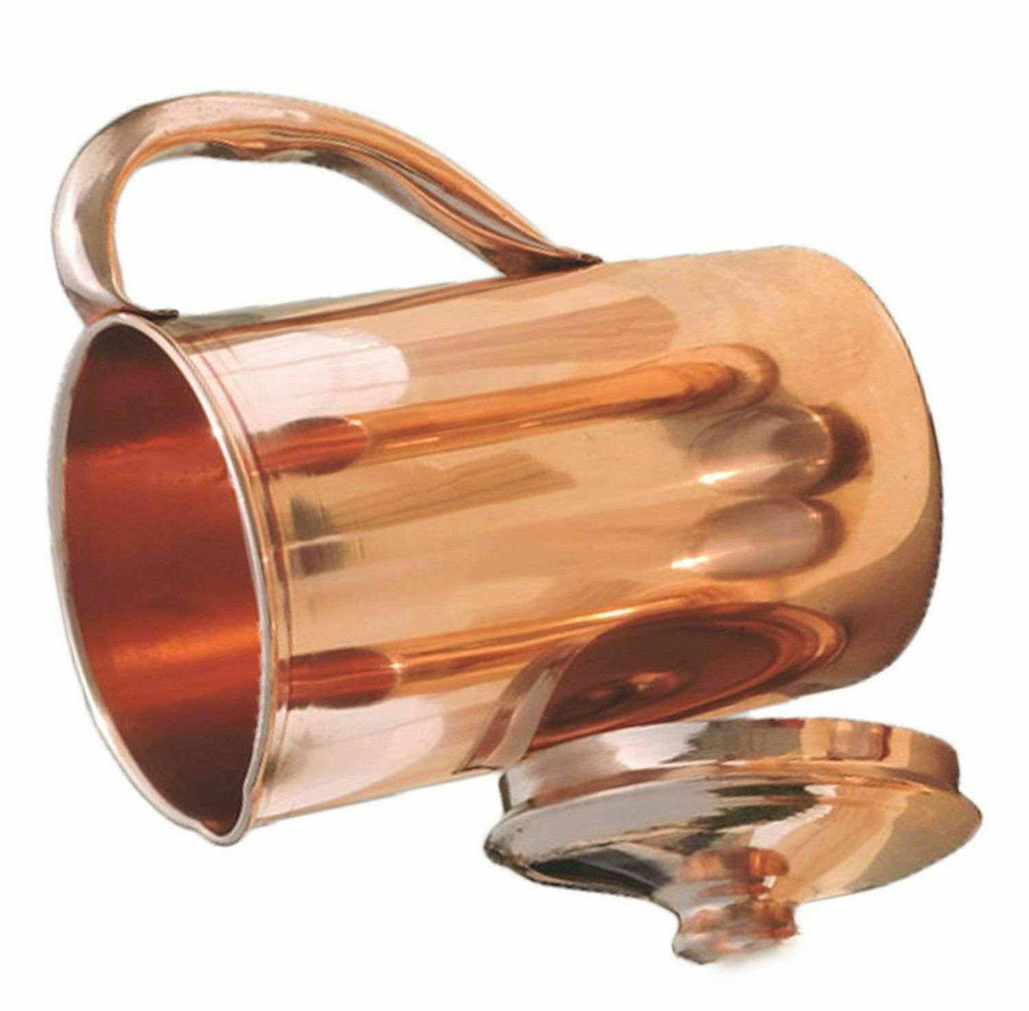 Pure Copper Drinking Water Jug Pitcher For Health Immunity 1.5Ltr Pack ...